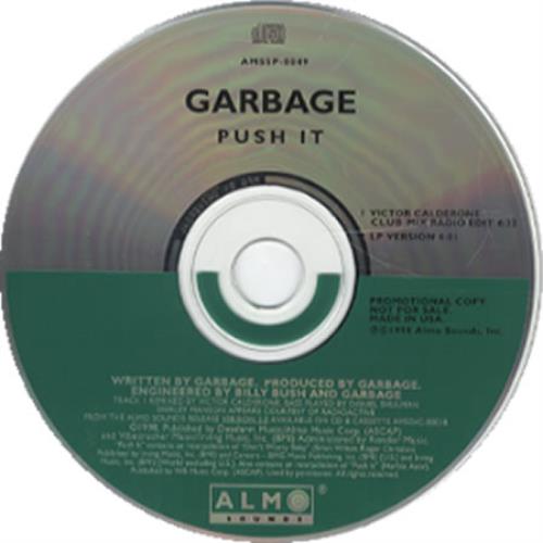 Garbage Push It US Promo CD single (CD5 / 5") (130046)