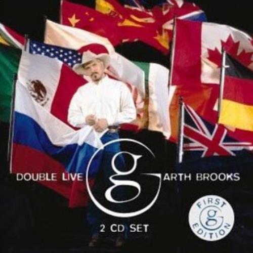Garth Brooks Double Live UK 2 CD album set (Double CD) (124651)