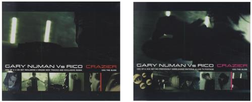 Gary Numan Crazier UK 3-CD album set (Triple CD) (249397)