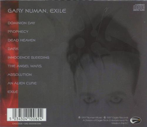 Gary Numan Exile - Autographed UK CD album (CDLP) (174774)