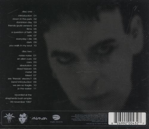 Gary Numan Live In London US 2 CD album set (Double CD) (809119)