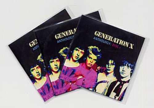 Generation X Anthology UK Promo CD-R acetate (241731)