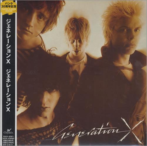 Generation X Generation X Japanese CD album (CDLP) (423731)