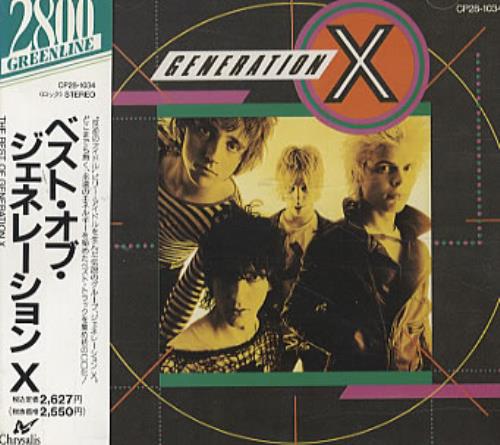 Generation X The Best Of Generation X Japanese CD album (CDLP) (243609)