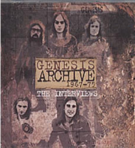 Genesis Archive 1967-75 The Interviews UK Promo 2 CD album set (Double CD) (124641)