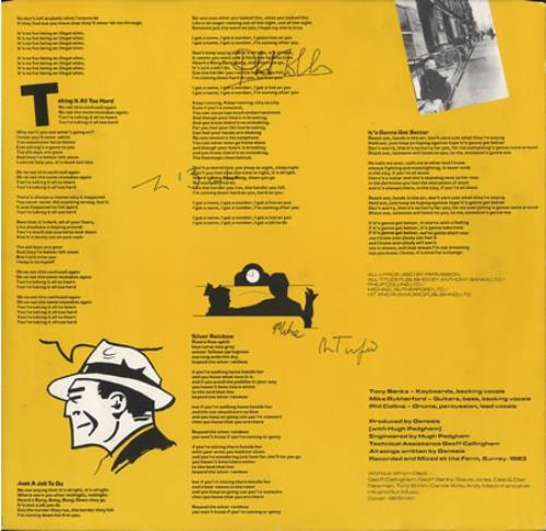 Genesis Genesis - Autographed! UK vinyl LP album (LP record) (393225)