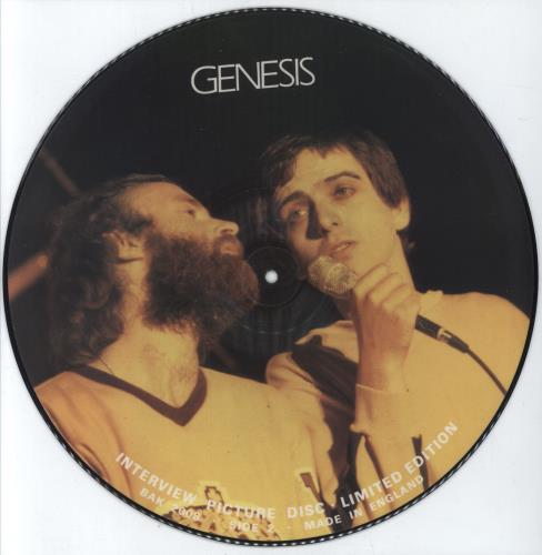 Genesis Interview Picture Disc UK picture disc LP (vinyl picture disc ...