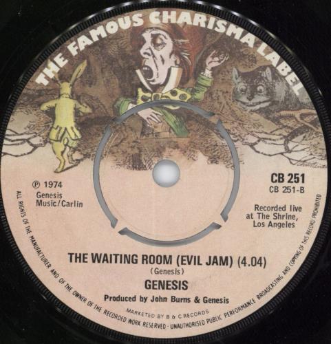 Genesis The Carpet Crawlers - 'A' label UK Promo 7" vinyl single (7 ...