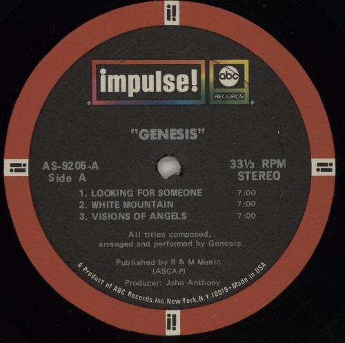 Genesis Trespass US vinyl LP album (LP record) (399194)