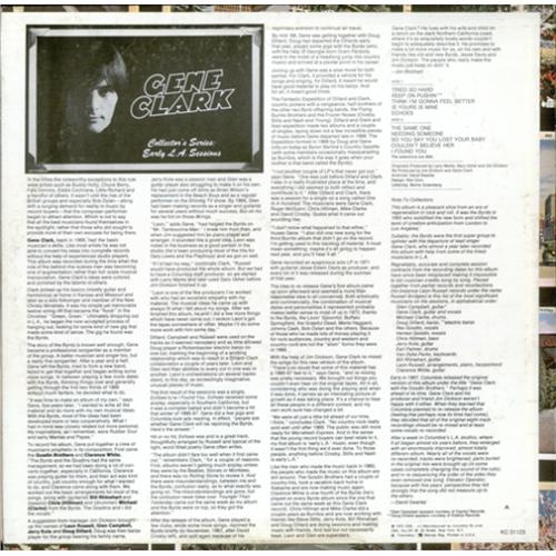 Gene Clark Collector's Series: Early L.A. Sessions US vinyl LP album ...
