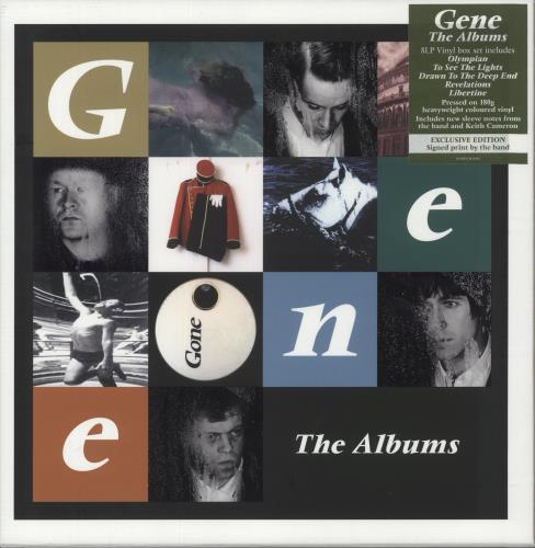 Gene The Albums - Box + Signed Print UK Vinyl Box Set (797888)