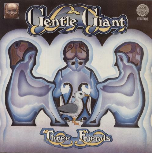 Gentle Giant Three Friends - 2nd - VG - Pressing Fault UK vinyl LP album (LP record) (834088)