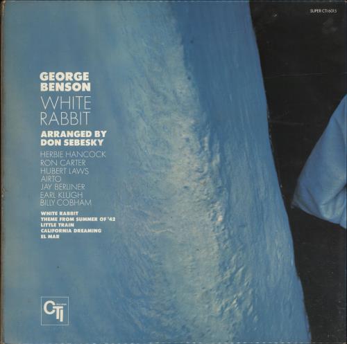 George Benson White Rabbit UK vinyl LP album (LP record) (516446)