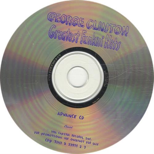 George Clinton Greatest Funkin' Hits - Advance US Promo CD album (CDLP ...