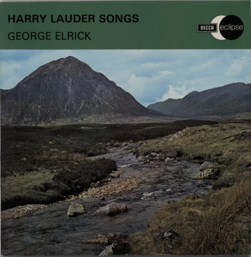 George Elrick Harry Lauder Songs UK vinyl LP album (LP record) (608101)