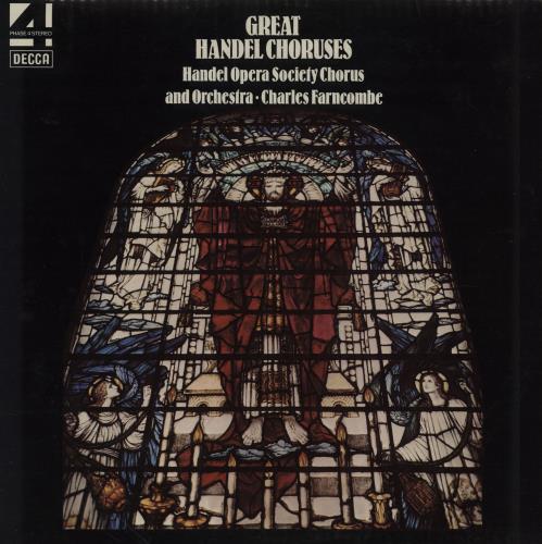 George Frideric Handel Great Handel Choruses UK vinyl LP album (LP ...