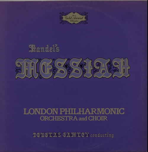 George Frideric Handel Handel's Messiah UK vinyl LP album (LP record ...