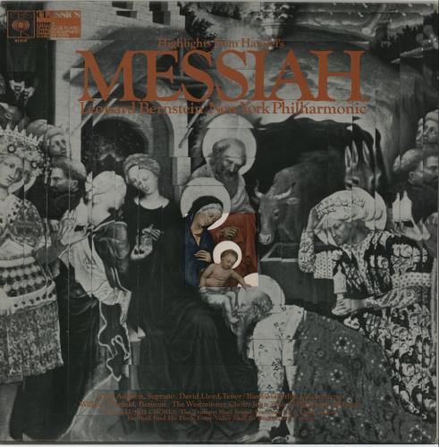 George Frideric Handel Highlights From Handel's Messiah UK vinyl LP ...