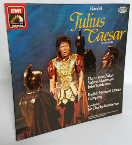 George Frideric Handel Julius Caesar - Autographed UK Vinyl Box Set ...