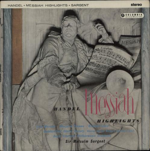 George Frideric Handel Messiah Highlights UK vinyl LP album (LP record ...