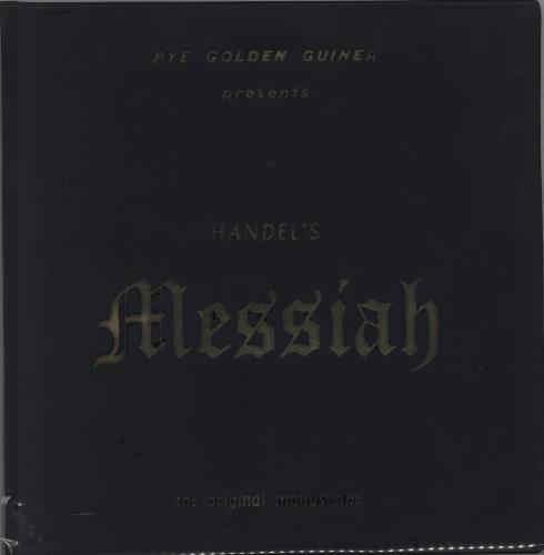 George Frideric Handel Messiah UK 3-LP vinyl record set (Triple LP ...
