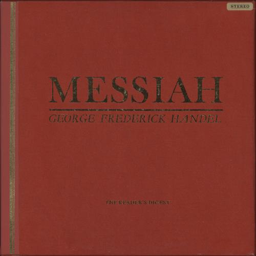George Frideric Handel Messiah UK Vinyl Box Set (721813)