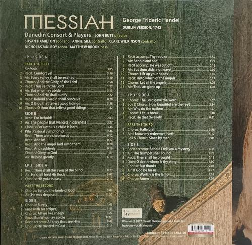 George Frideric Handel Messiah UK Vinyl Box Set (799526)