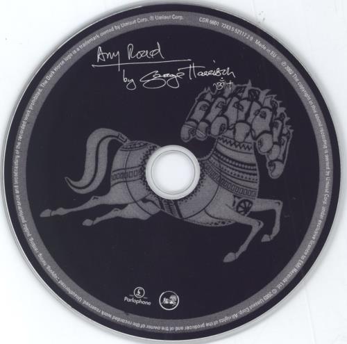 George Harrison Any Road - withdrawn 2-track UK CD single (CD5 / 5 ...