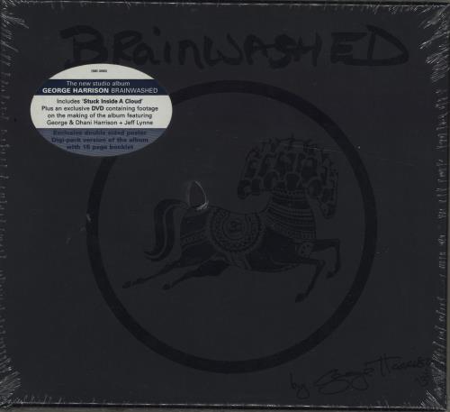 George Harrison Brainwashed - Sealed UK 2-disc CD/DVD set (662802)