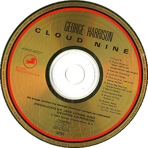 George Harrison Cloud Nine Japanese CD album (CDLP) (224374)