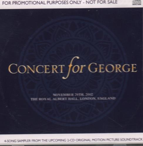 George Harrison Concert For George US Promo DVD (265791)