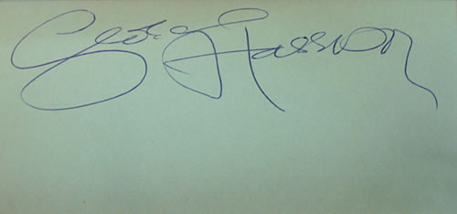 George Harrison George Harrison Signature + Beatles Photo UK ...