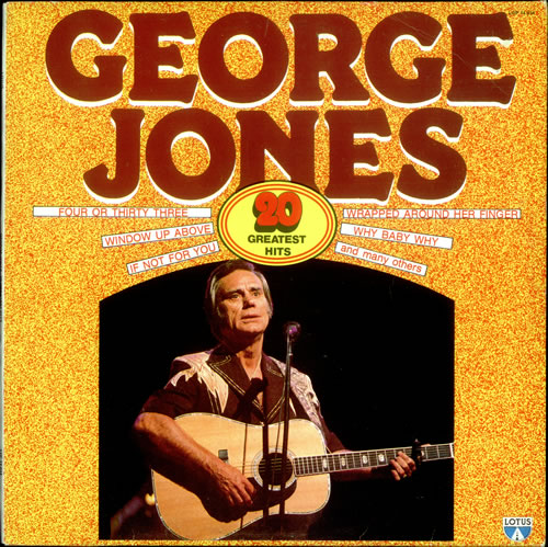 George Jones 20 Greatest Hits Italian vinyl LP album (LP record) (524024)