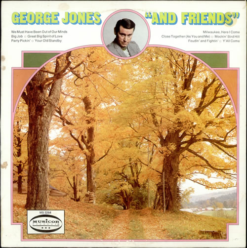 George Jones And Friends US vinyl LP album (LP record) (524610)