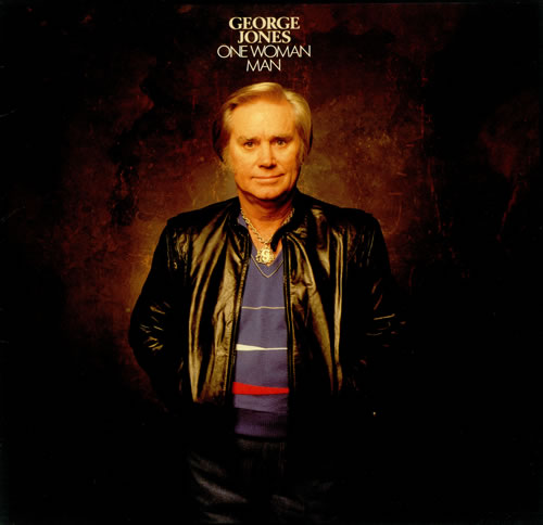 George Jones One Woman Man UK vinyl LP album (LP record) (437210)