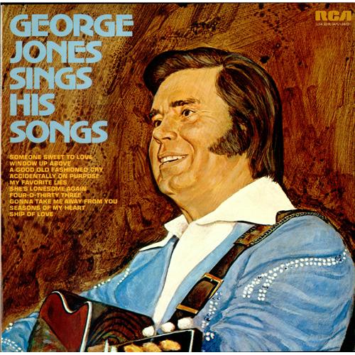 George Jones Sings His Songs UK vinyl LP album (LP record) (418182)