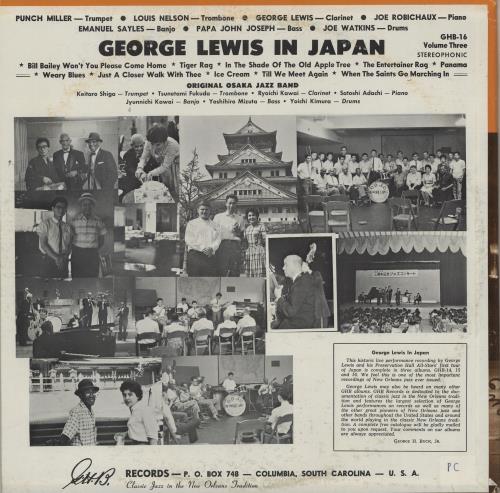 George Lewis George Lewis In Japan Volume Three US vinyl LP album (LP ...
