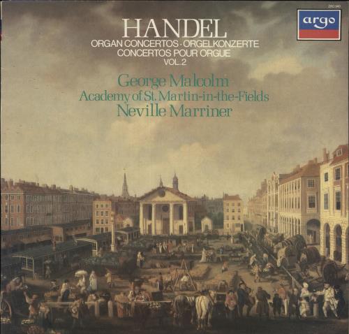 George Malcolm Handel: Organ Concertos Vol. 2 UK vinyl LP album (LP ...