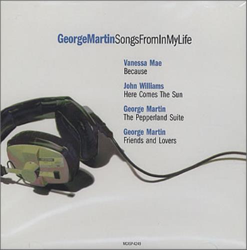 George Martin Songs From In My Life US Promo CD single (CD5 / 5") (125670)