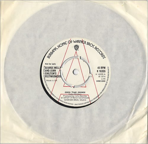 George Melly Good Time George UK Promo 7" vinyl single (7 inch record ...