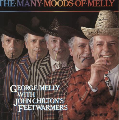 George Melly The Many Moods Of Melly - Autographed UK vinyl LP album ...