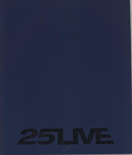 George Michael 25 Live Tour Programme + Carrier Bag UK tour programme ...