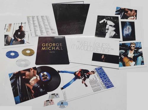 George Michael Faith - Deluxe Edition UK 3-disc CD/DVD Set (699789)