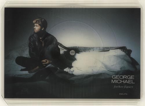 George Michael Father Figure UK shaped picture disc (picture disc vinyl ...