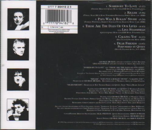 George Michael Five Live - 6-track Dutch CD single (CD5 / 5") (91739)