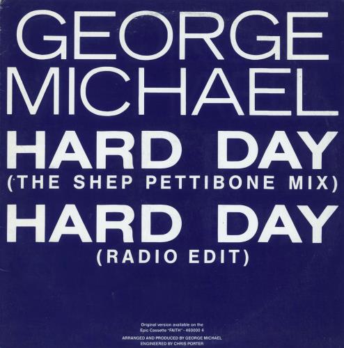 George Michael Hard Day Australian 12" vinyl single (12 inch record ...