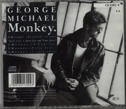 George Michael Monkey UK CD single (CD5 / 5") (11625)