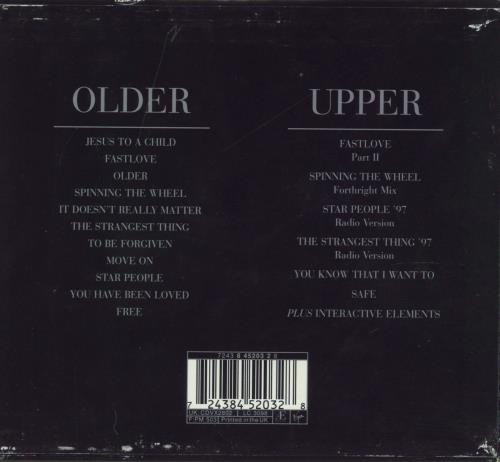 George Michael Older & Upper - EX UK 2 CD album set (Double CD) (811350)
