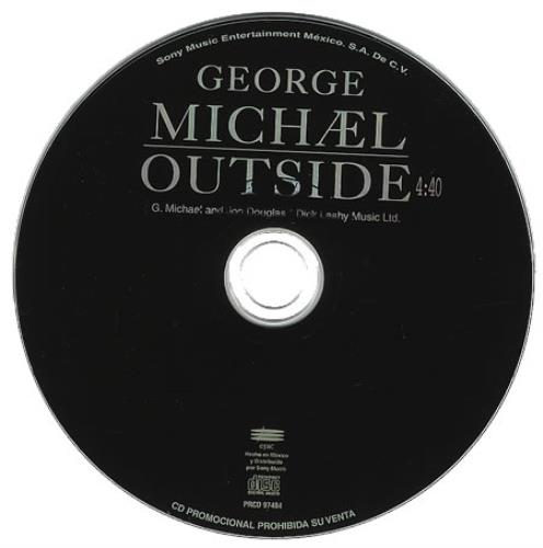 George Michael Outside Mexican Promo CD single (CD5 / 5") (146537)