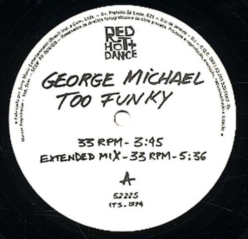 George Michael Too Funky Brazilian 12" vinyl single (12 inch record ...